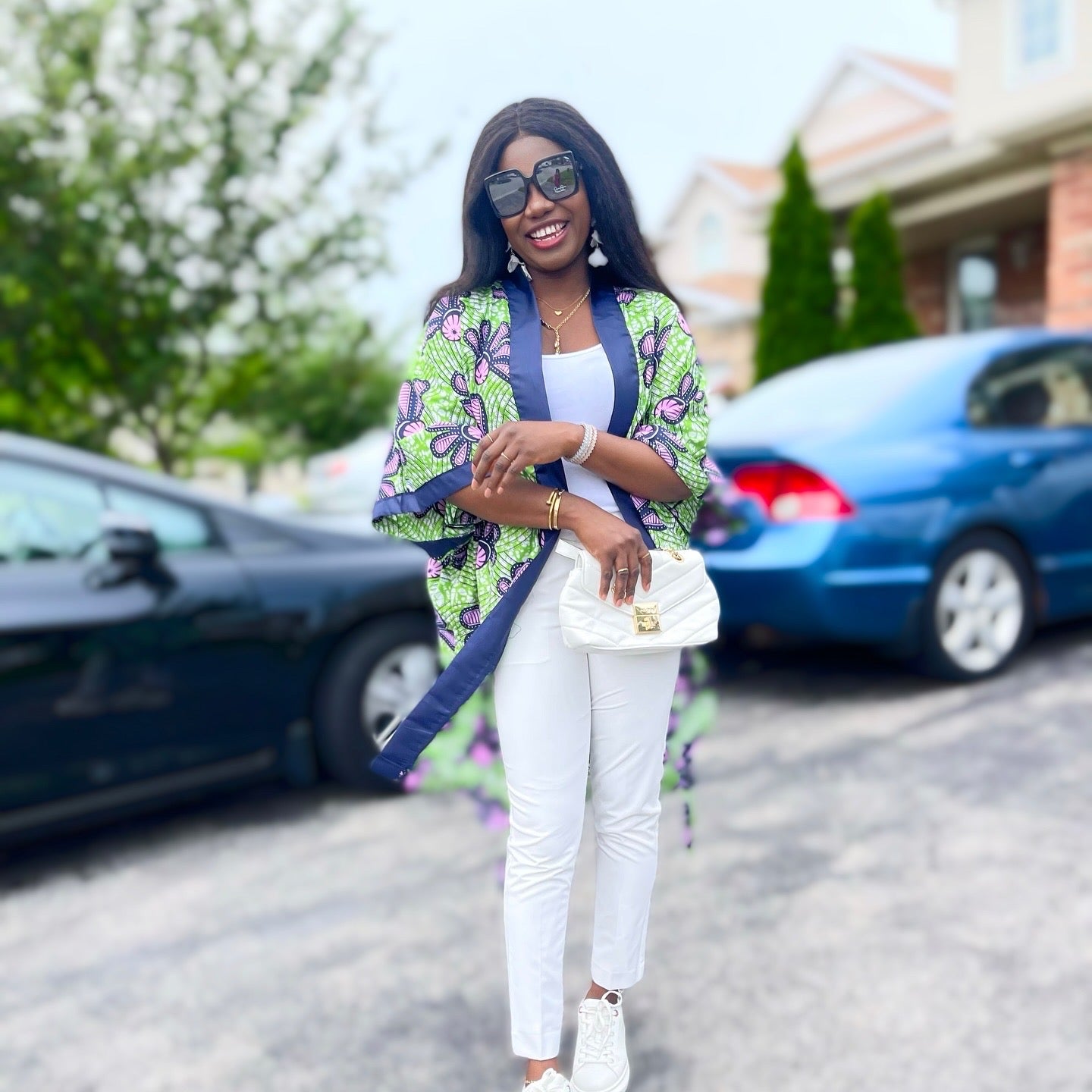 African Print Ankara Kimono One Size Dress - Kiekie Kimono (001 ...