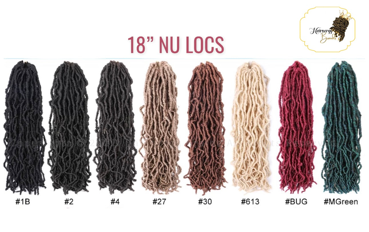 NU Locs Crochet Hair 18" – Hairnergy Braids